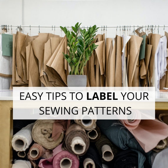 Create Sewing Pattern Labels-4-page Guide to Creating and | Etsy
