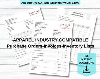 Purchase Order Template - Etsy