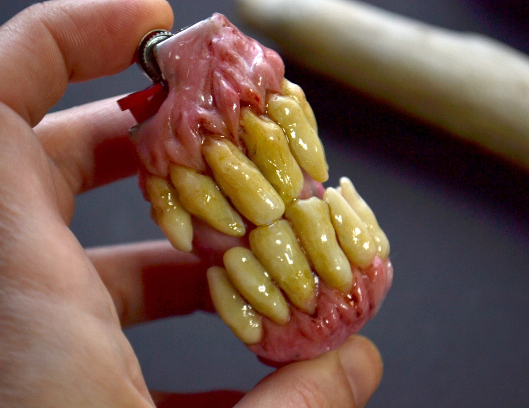 Handmade Toothy Monster Lighter Sleeve Cover, Dark Aesthetic Accessory ...