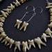 Gothic Teeth Choker, Human Tooth Necklace, Handmade Molars, Oddities ...