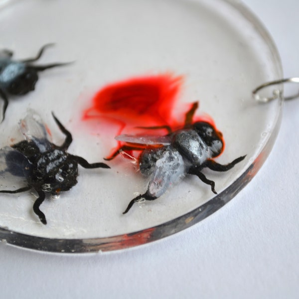 Unique Resin Pendant - Etsy