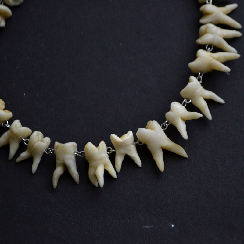 Human Teeth Necklace - Etsy
