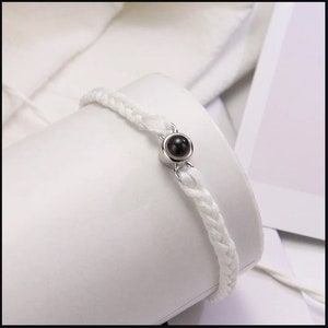 Photo Projection Bracelet, Personalized Photo Projection Charm Bracelet ...