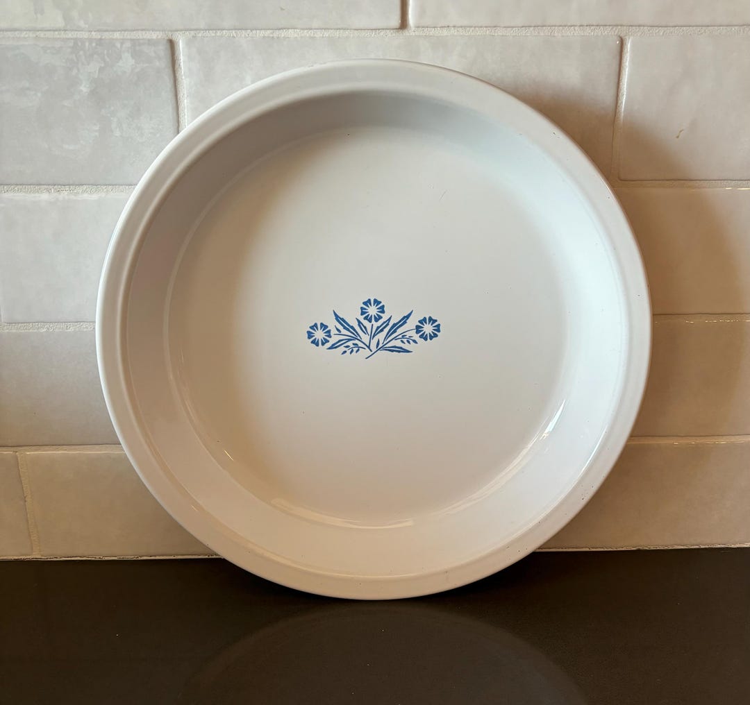 Vintage Corningware Cornflower Blue Pie Plate - Etsy
