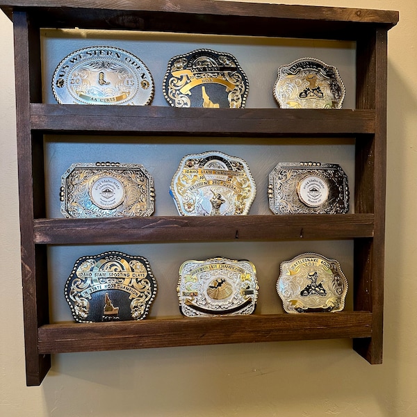 Rodeo Buckle Display - Etsy