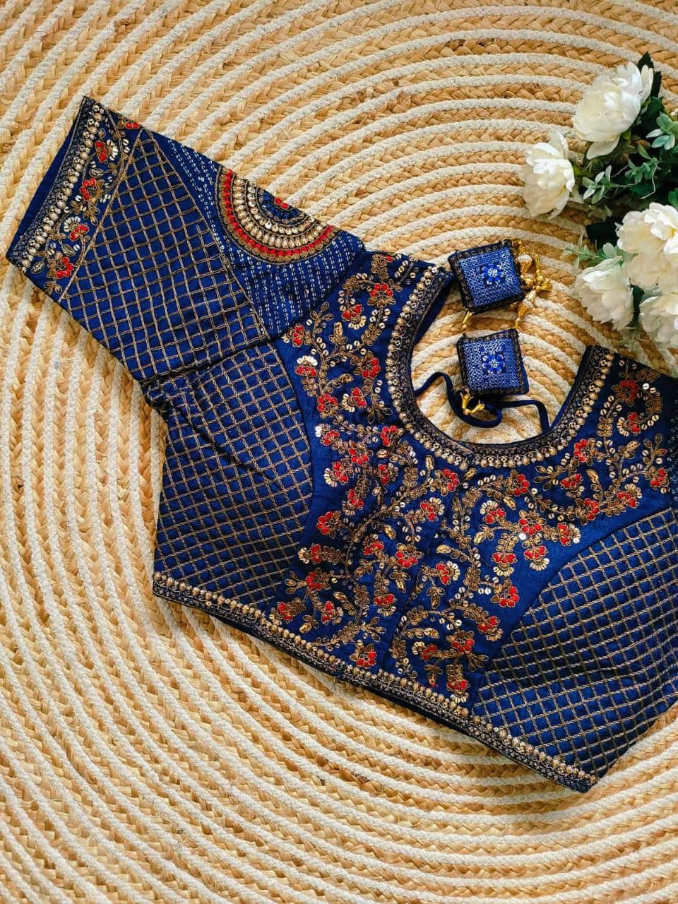 Wedding Special Copper Blouse, Milan Silk Blouse, Short Sleeves Blouse ...