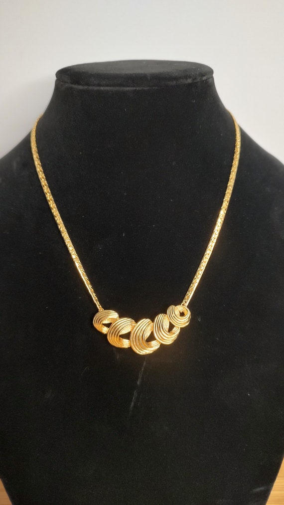 Vintage avon necklace gold - Gem