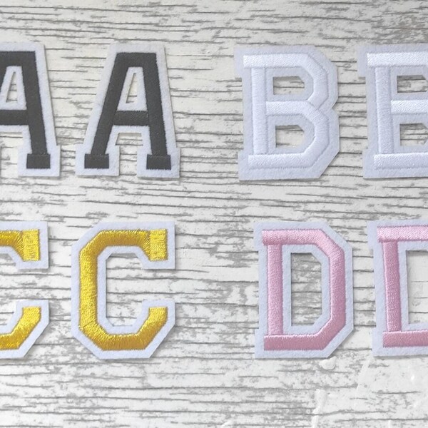 Letter Patches - Etsy