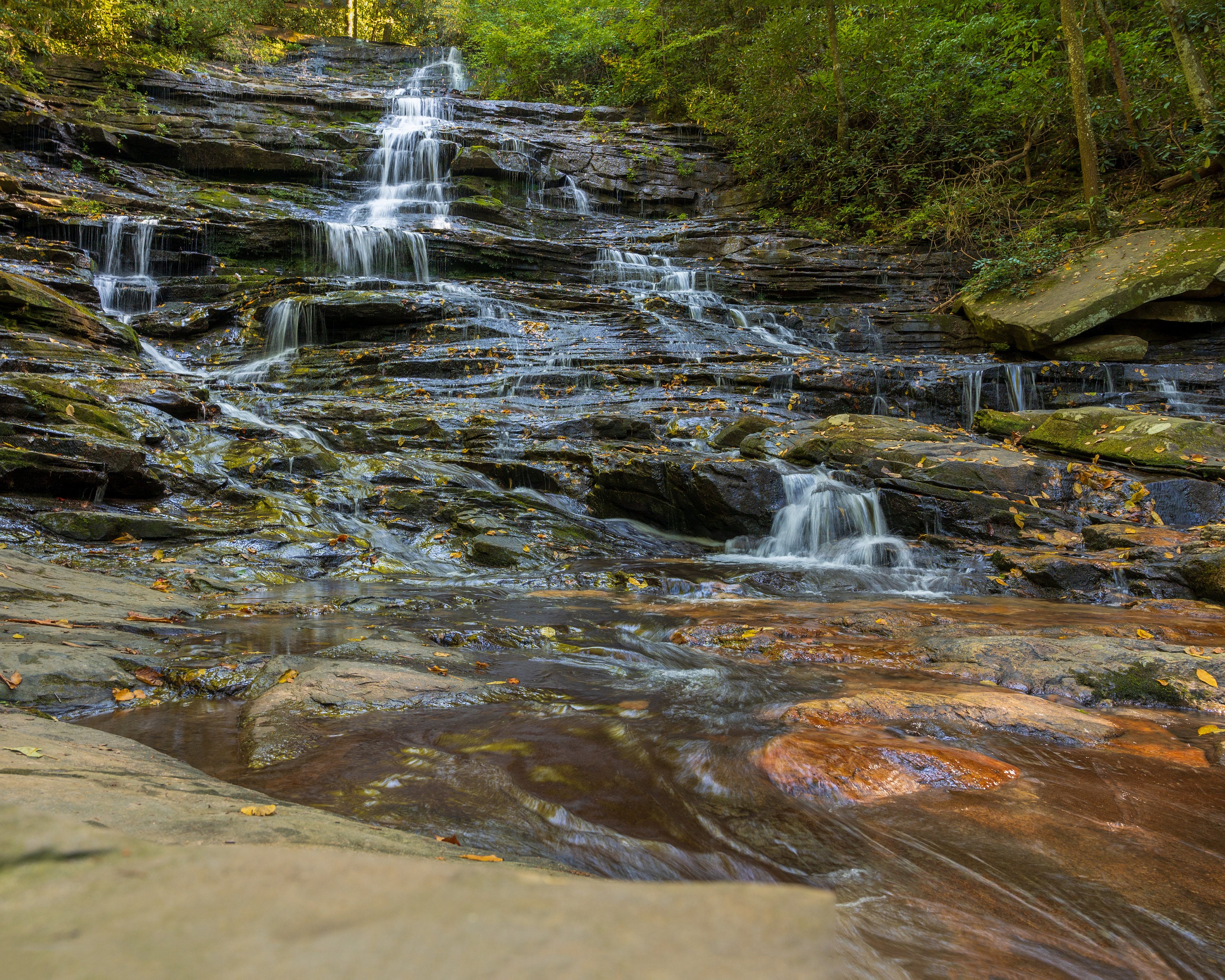 Fall Georgia Landscape Photography Art Print Minnehaha Falls North ...