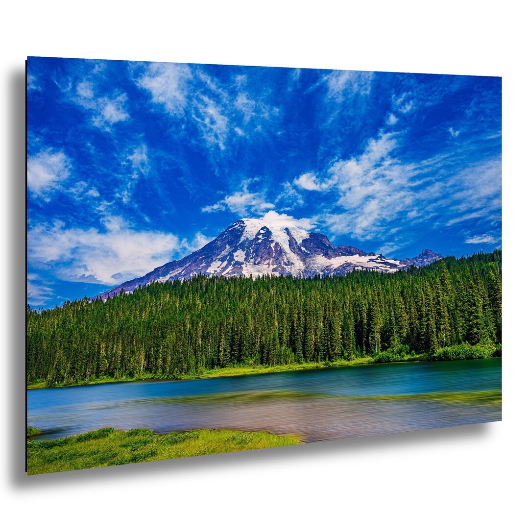 Mount Rainier National Park Washington Print, Mount Rainier Poster ...