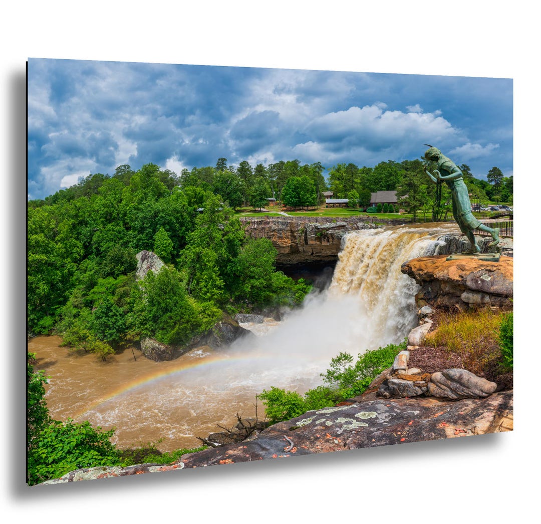 Noccalula Falls Photo Print, Gadsden Alabama Waterfall Art - Etsy