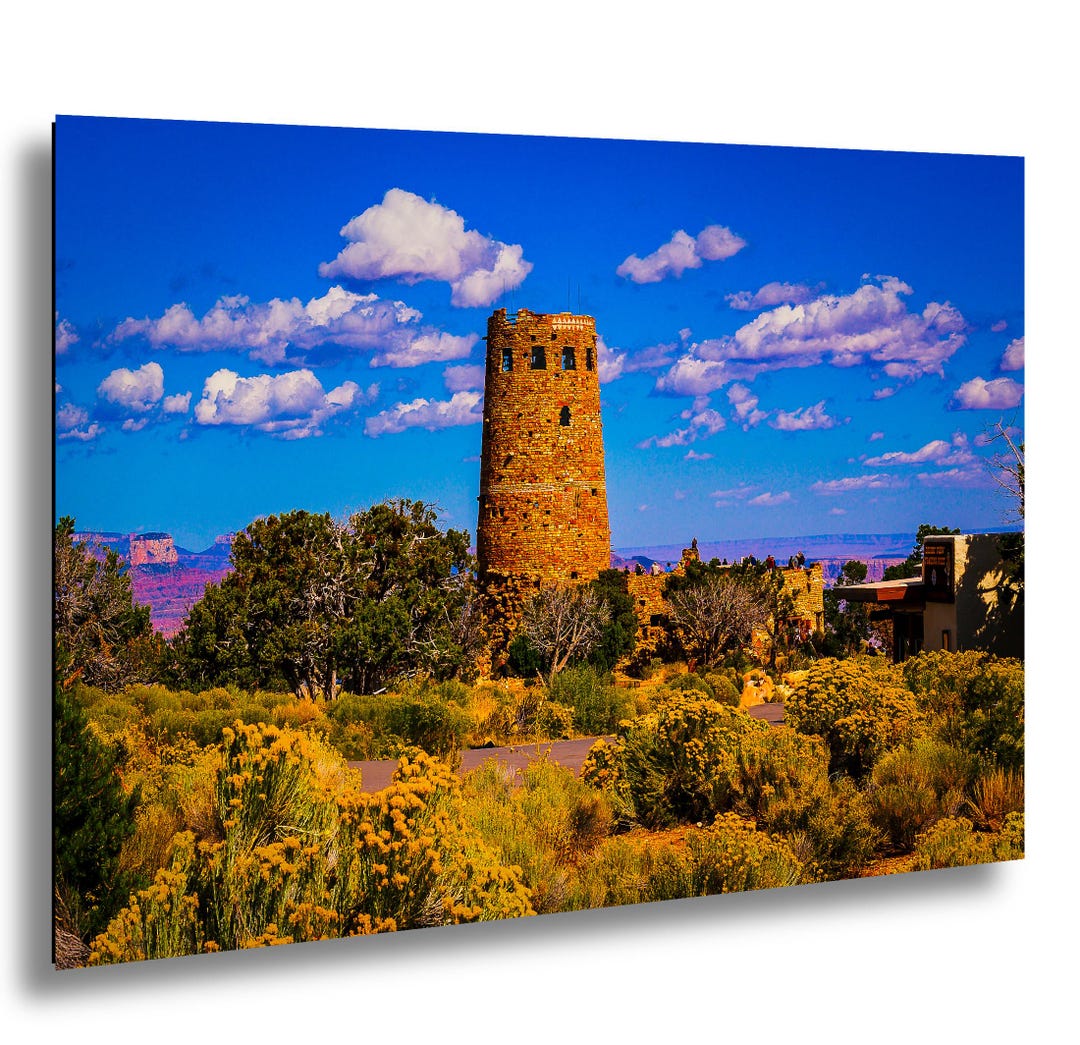 Desert View Watchtower Print, Grand Canyon Arizona Wall Art - Etsy
