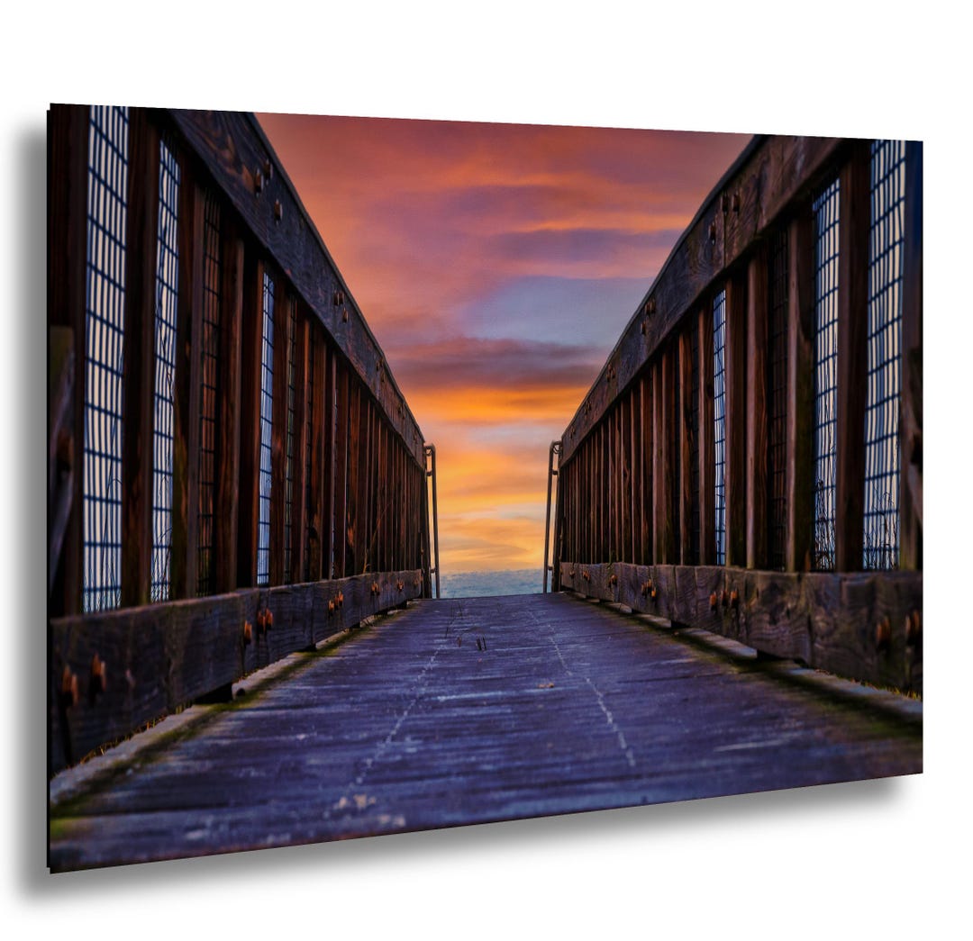 Boardwalk Sunrise Print: Gulf of Mexico Coastal Decor - Etsy