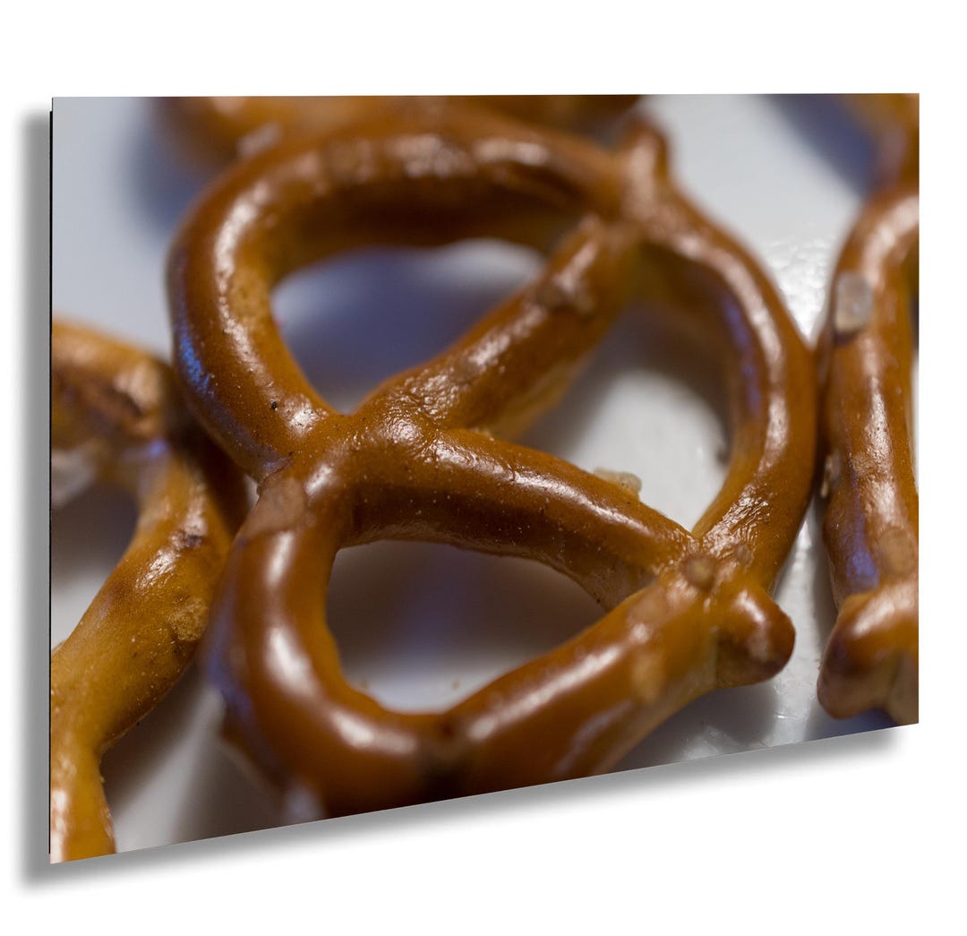 Pretzel Poster, Kitchen Art, Kitchen Print, Kitchen Poster, Food Print ...
