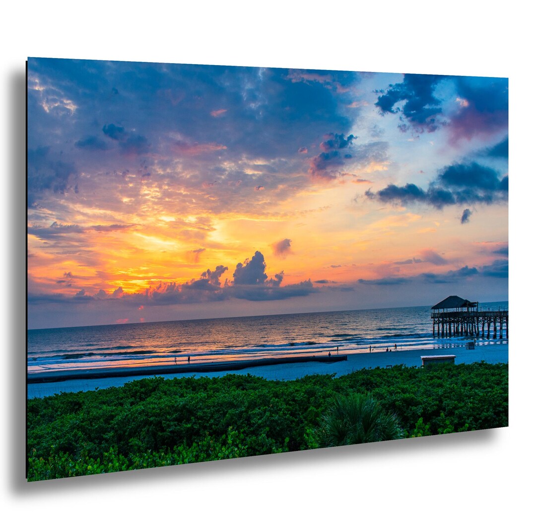 Beach Sunset Print, Coastal Seascape Wall Decor - Etsy