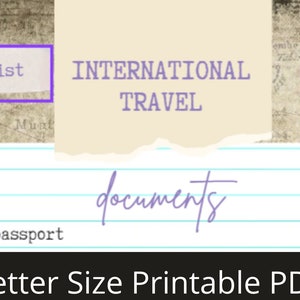 International Travel Packing Checklist - Packing List - Abroad Packing ...