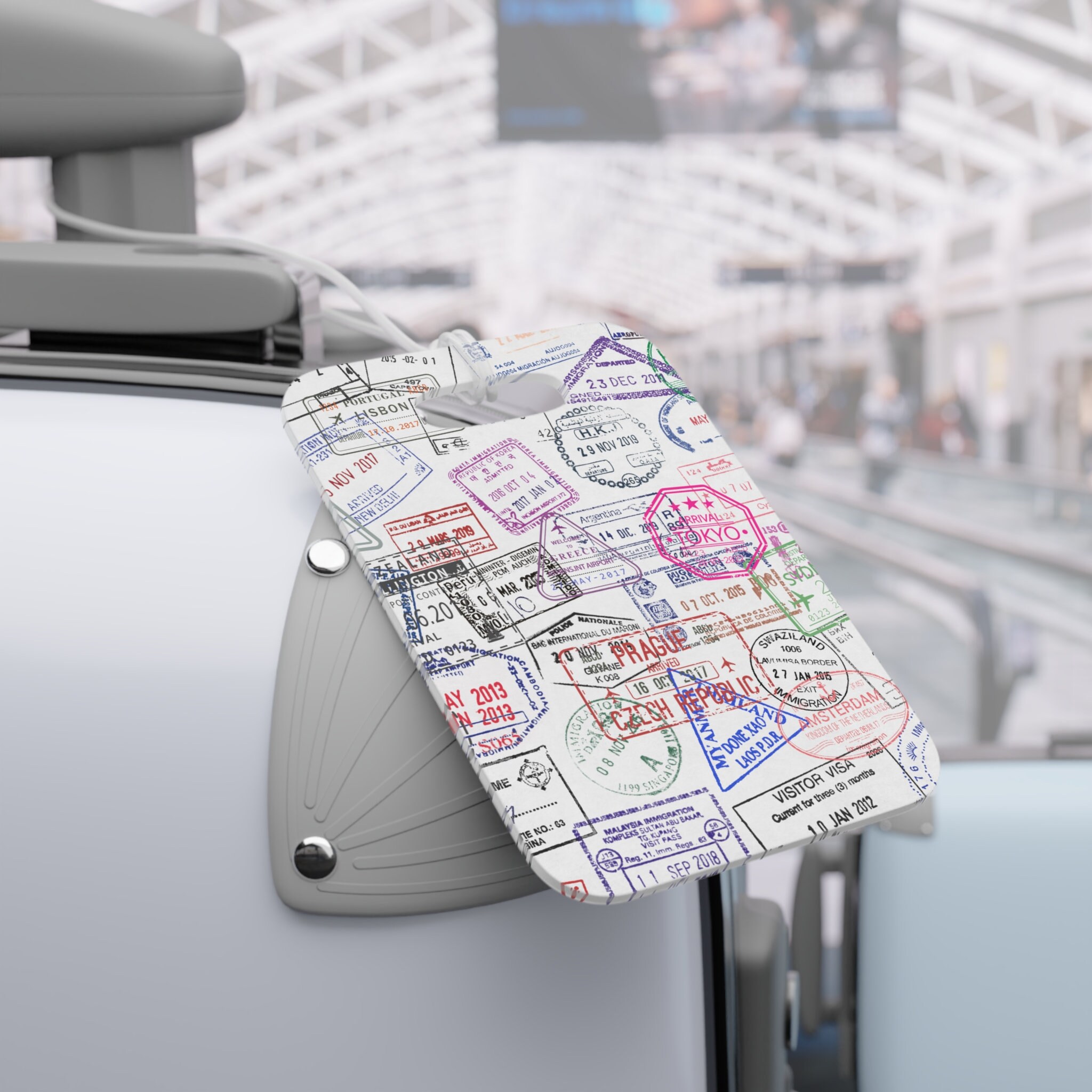 Luggage Tags - Passport Stamp Luggage Tag - Travel Memories at Your ...