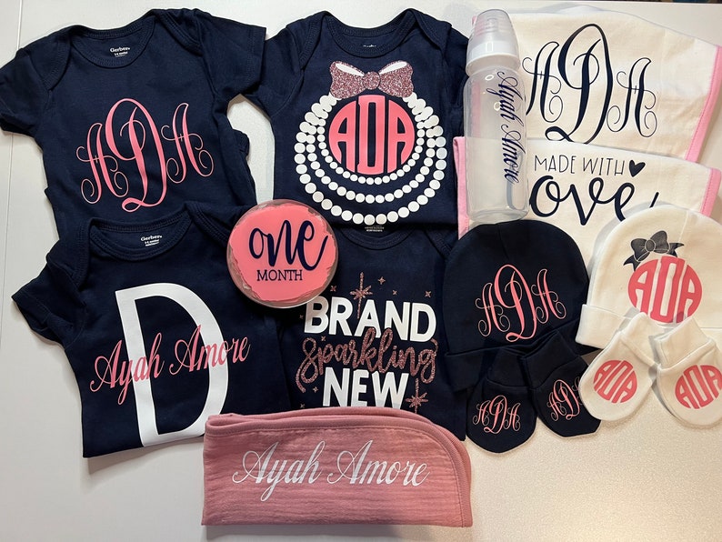 Custom Baby Box|personalized Baby Bundle|baby Shower Gift|newborn Set ...