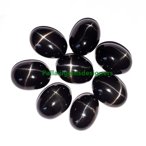 Natural Black Star Diopside Round Shape Flat Back Calibrated - Etsy