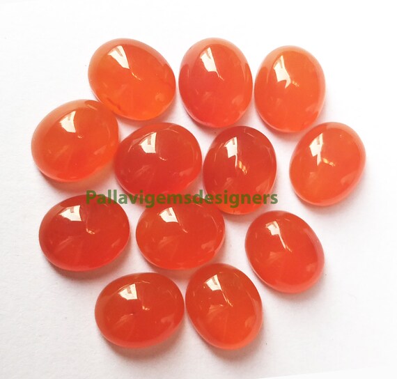 flat back cabochon natural oval shape 100 % Carnelian sizes from 3x5 mm ...