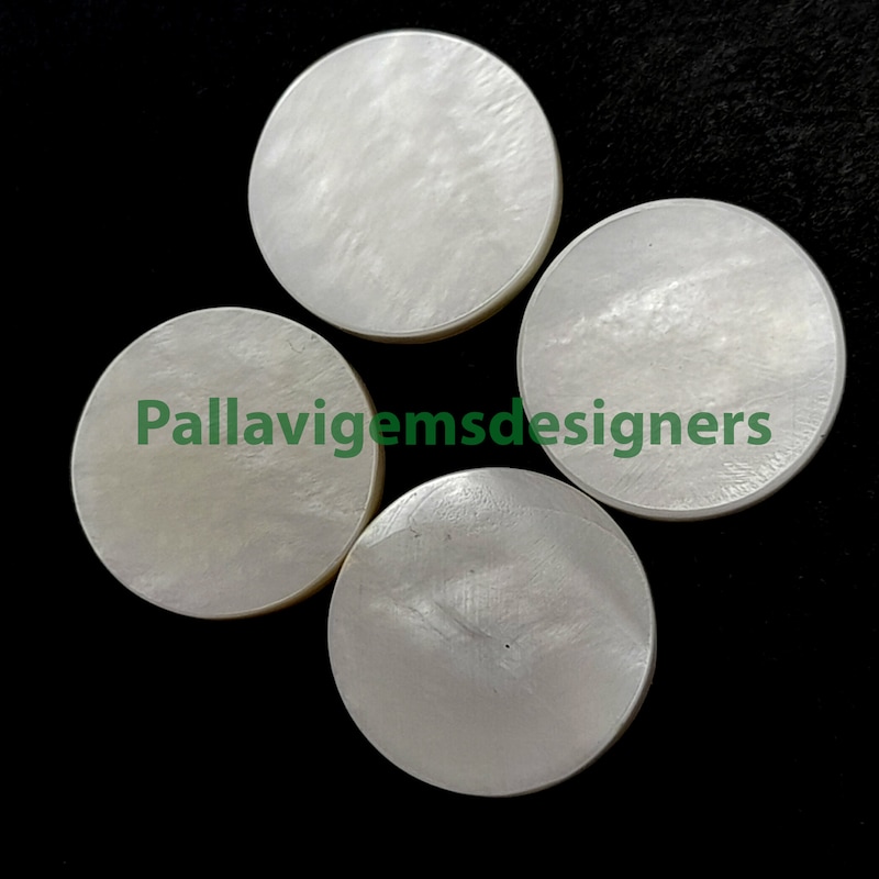 Flat Pearl Beads - Etsy