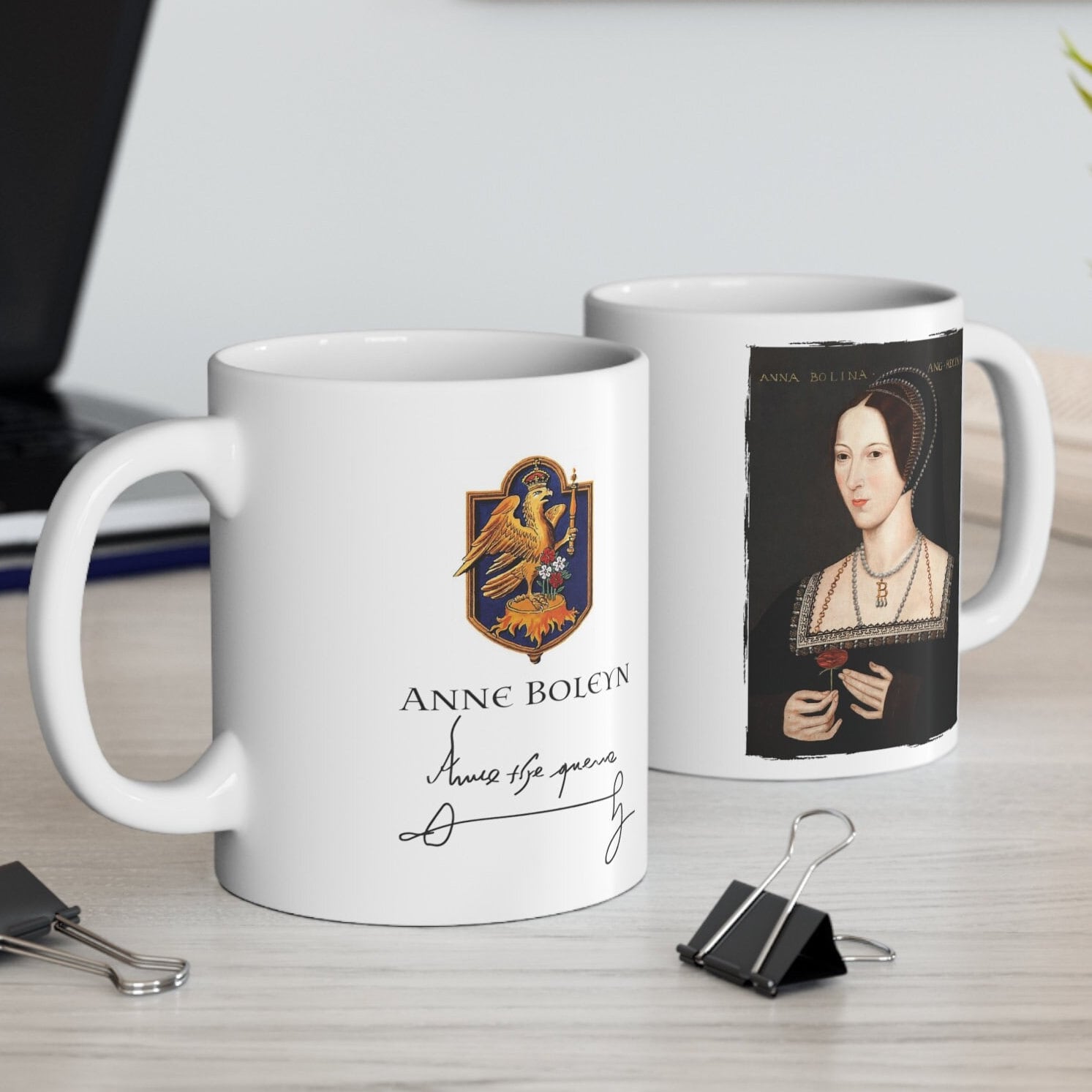 Anne Boleyn With Her Personal Blason and Signature USA - Etsy