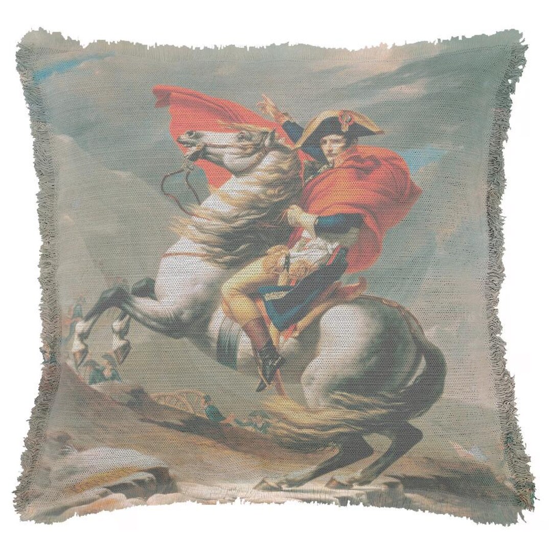 Napoleon Boneparte 50cm X 50cm Fringed Cotton/poly Cushion Cover - Etsy