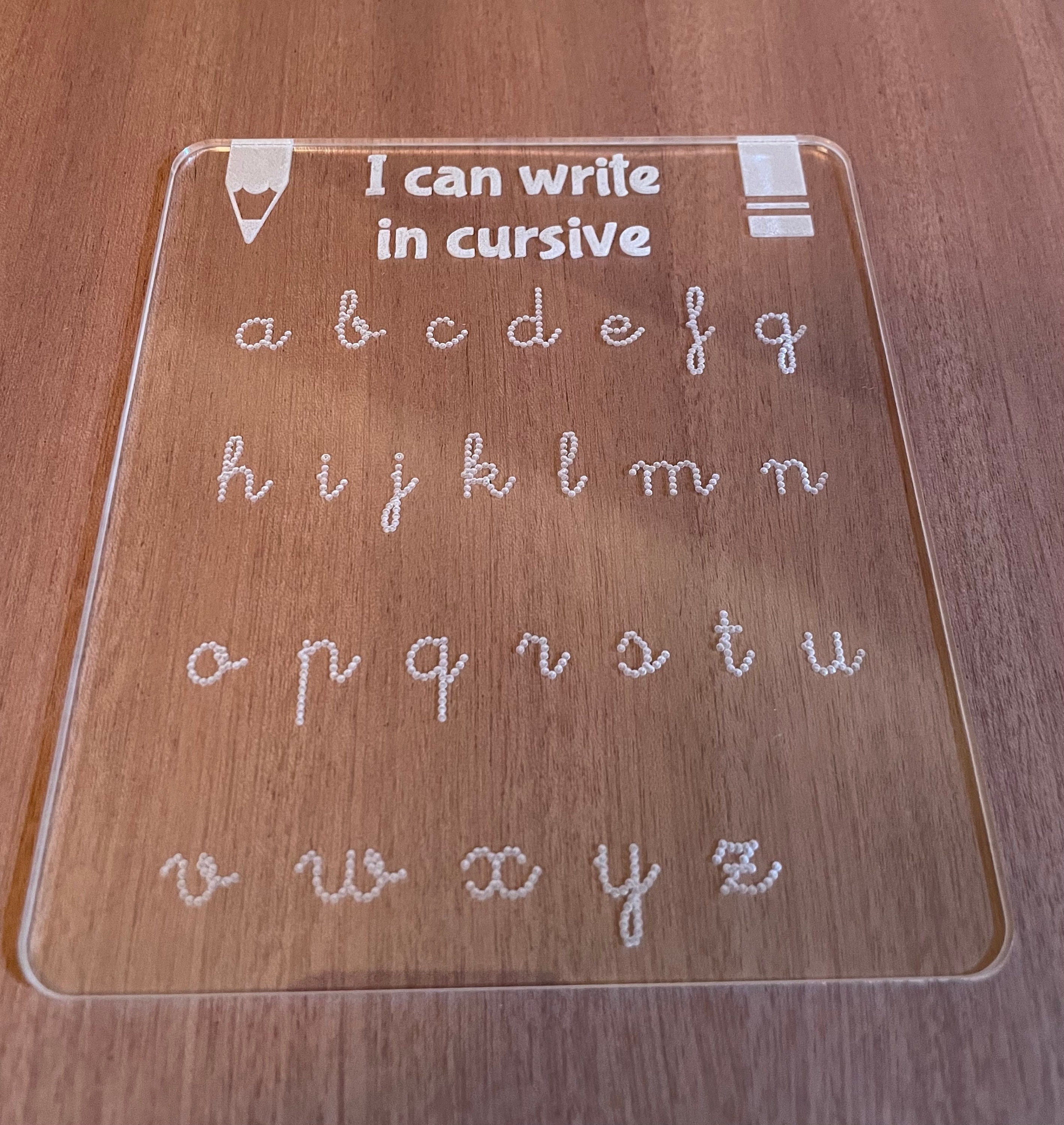 Dry Erase Board, Practice Letters, SVG, Practice Cursive, Elementary ...