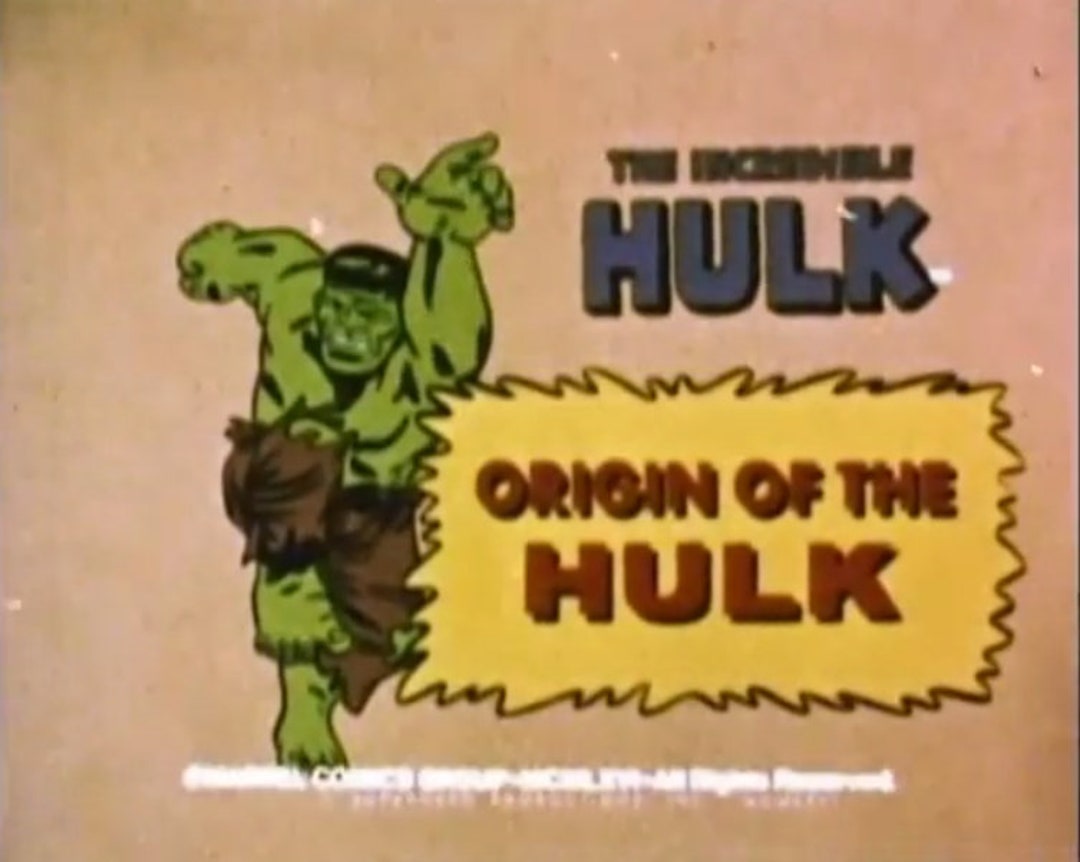 The Incredible Hulk Original Animated Series 1966 - Etsy