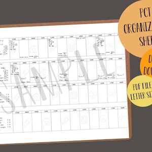 PCT Organization/report Sheet Printable PDF PCT Report - Etsy Australia