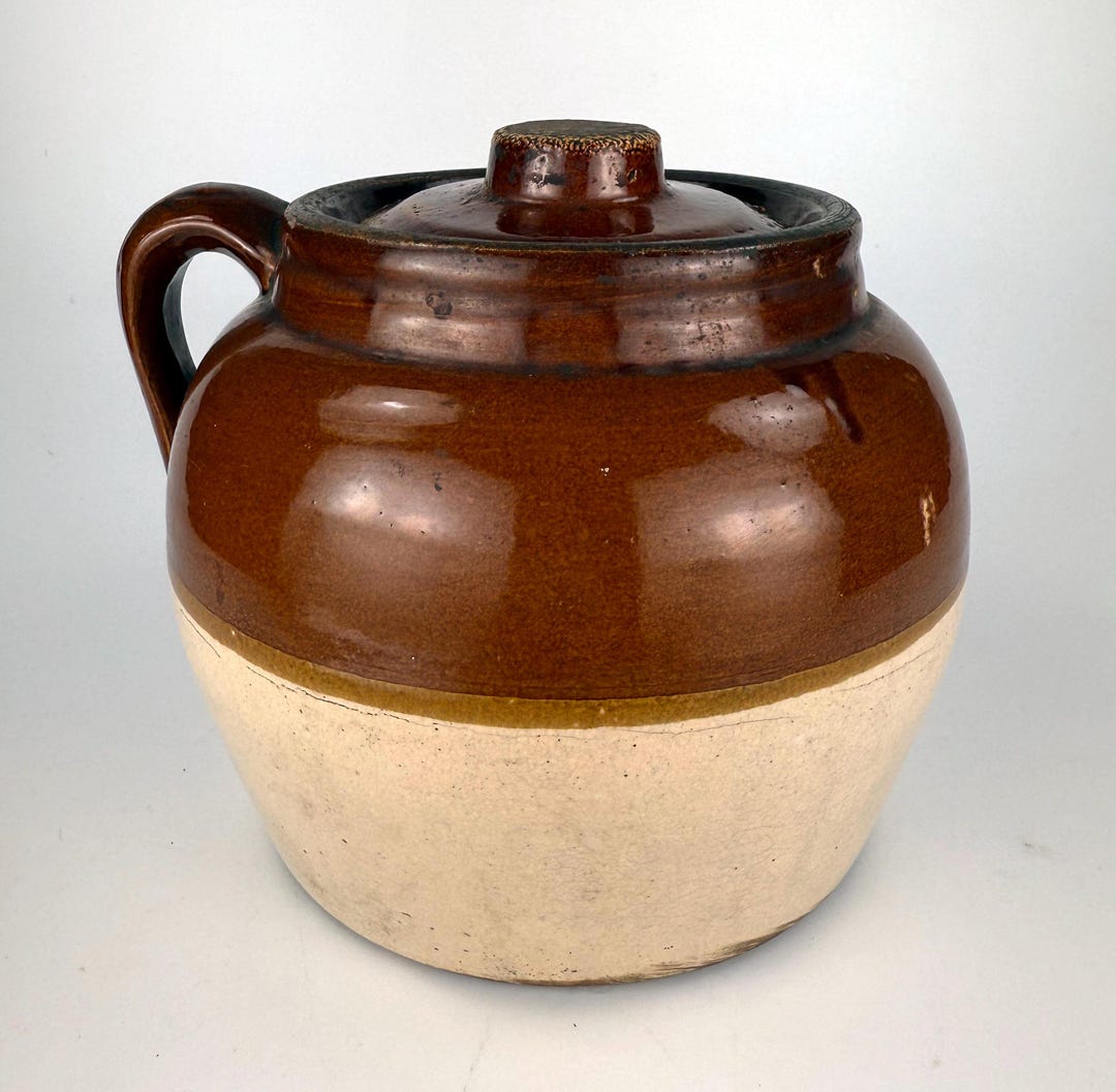 Vintage Robinson Ransbottom Pottery Blue Crown No. 2 Stoneware Crock ...