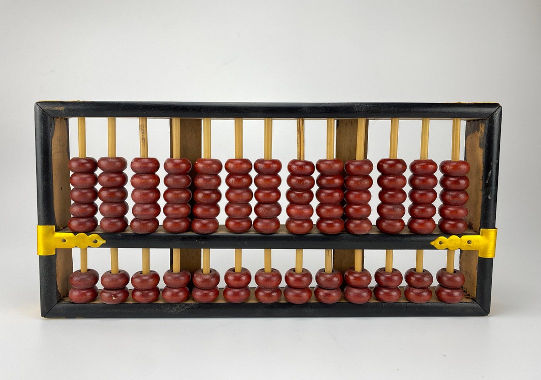 Antique 13 Rod Abacus—lotus Brand—made in Peoples Republic of China ...