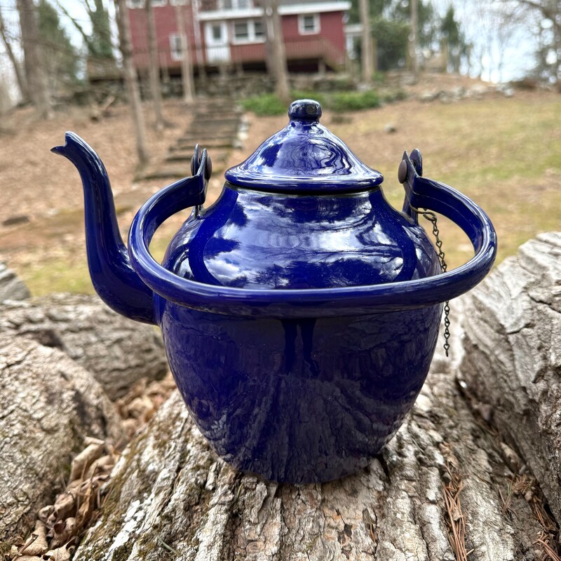 Enamel Tea Pot - Etsy