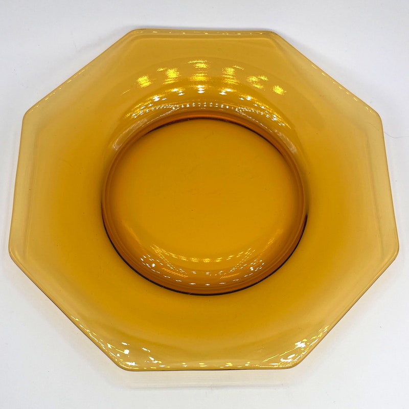 Amber Glass Plates - Etsy