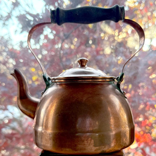 Copper Tea Pot - Etsy