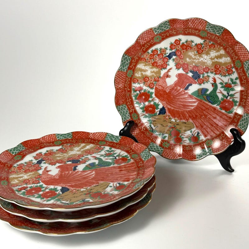 Imari Japanese Tea Set - Etsy