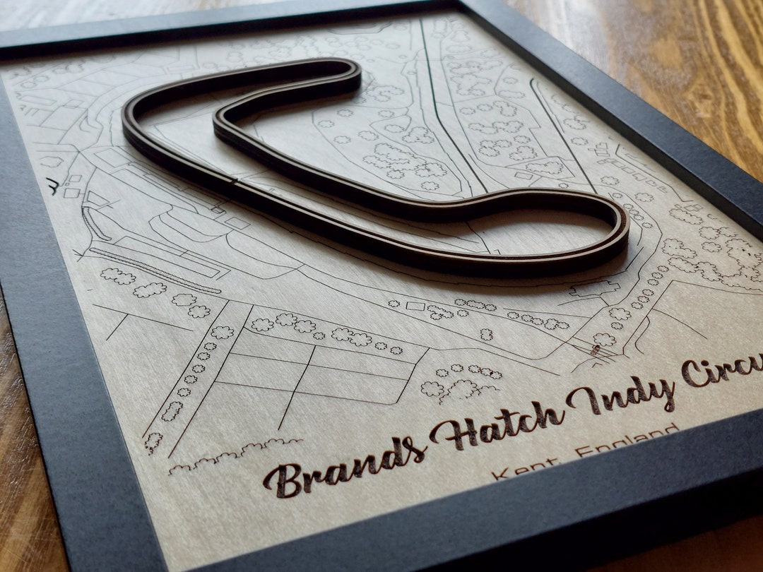 Brands Hatch Indy Wall Art: Laser Engraved Wood, BTCC Gift - Etsy