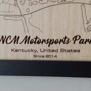 NCM Motorsports Park Wall Art: Laser Engraved Wood, Track Day Gift - Etsy