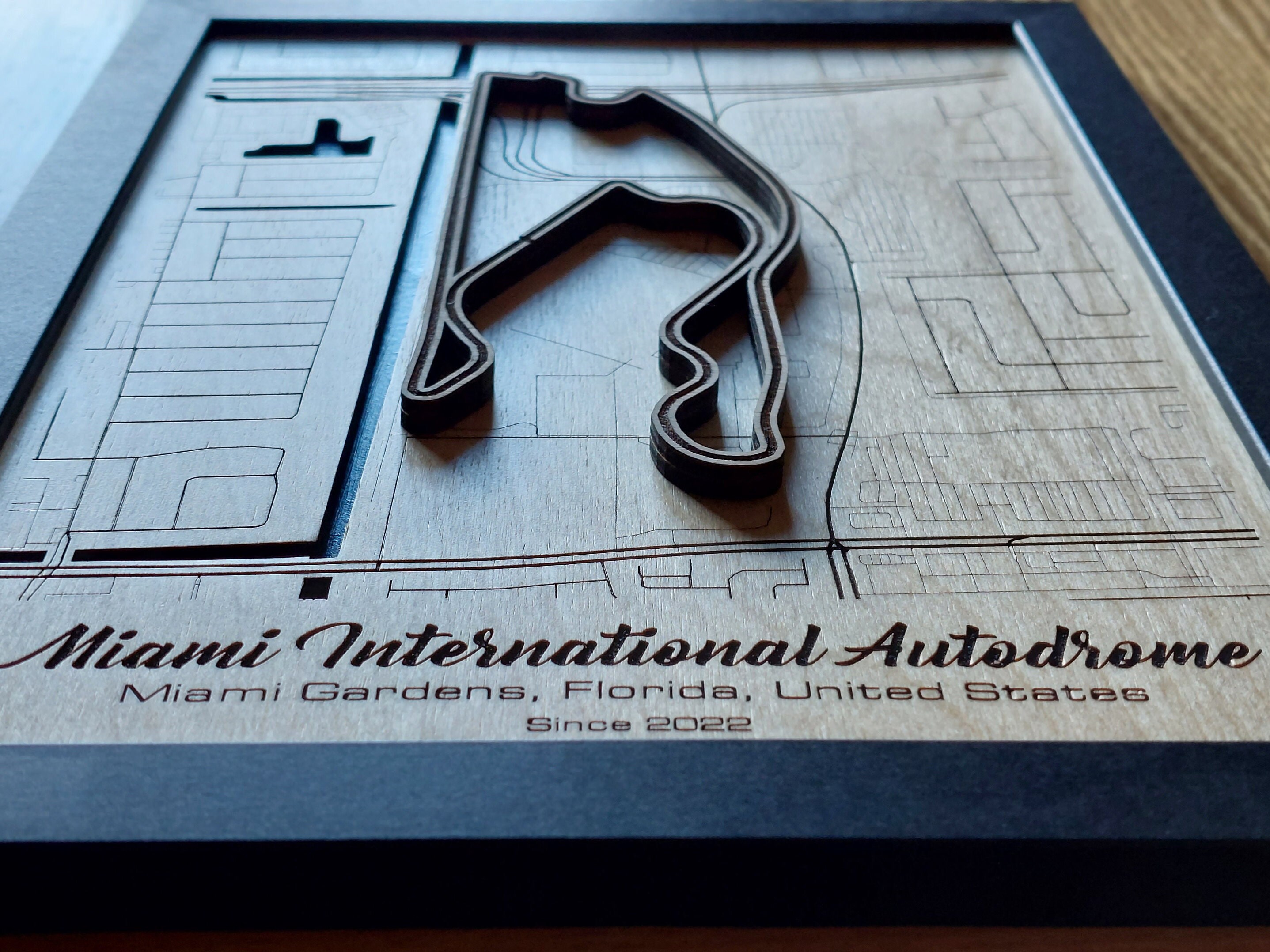 Miami International Autodrome Wall Art F1 Miami GP Laser - Etsy