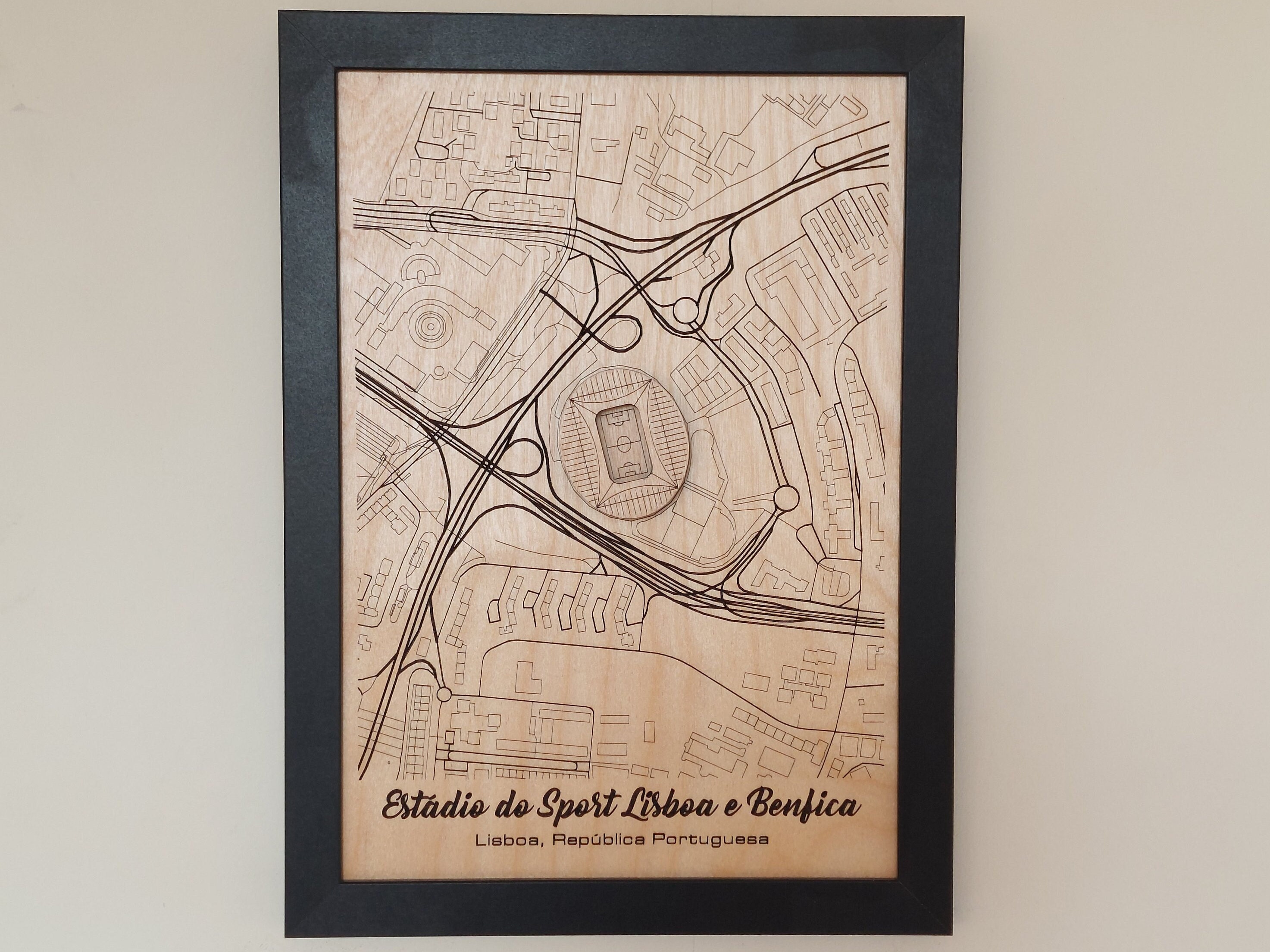 Estádio Do Sport Lisboa E Benfica Wall Art Home of S.L - Etsy