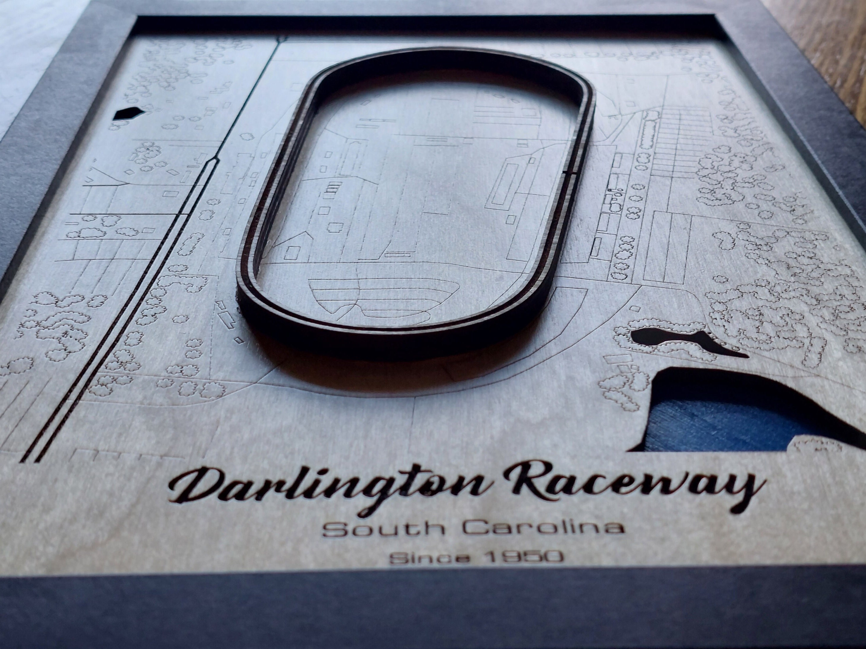 Darlington Raceway Wall Art Southern 500 Goodyear 400 - Etsy