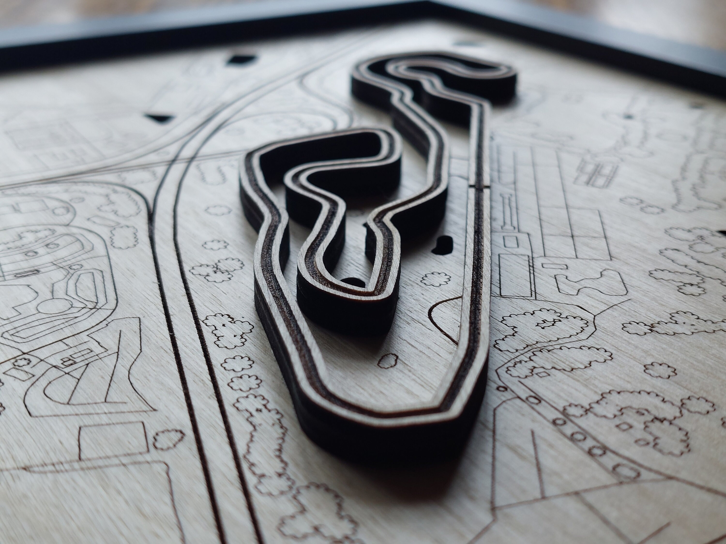 NCM Motorsports Park Wall Art: Laser Engraved Wood, Track Day Gift - Etsy