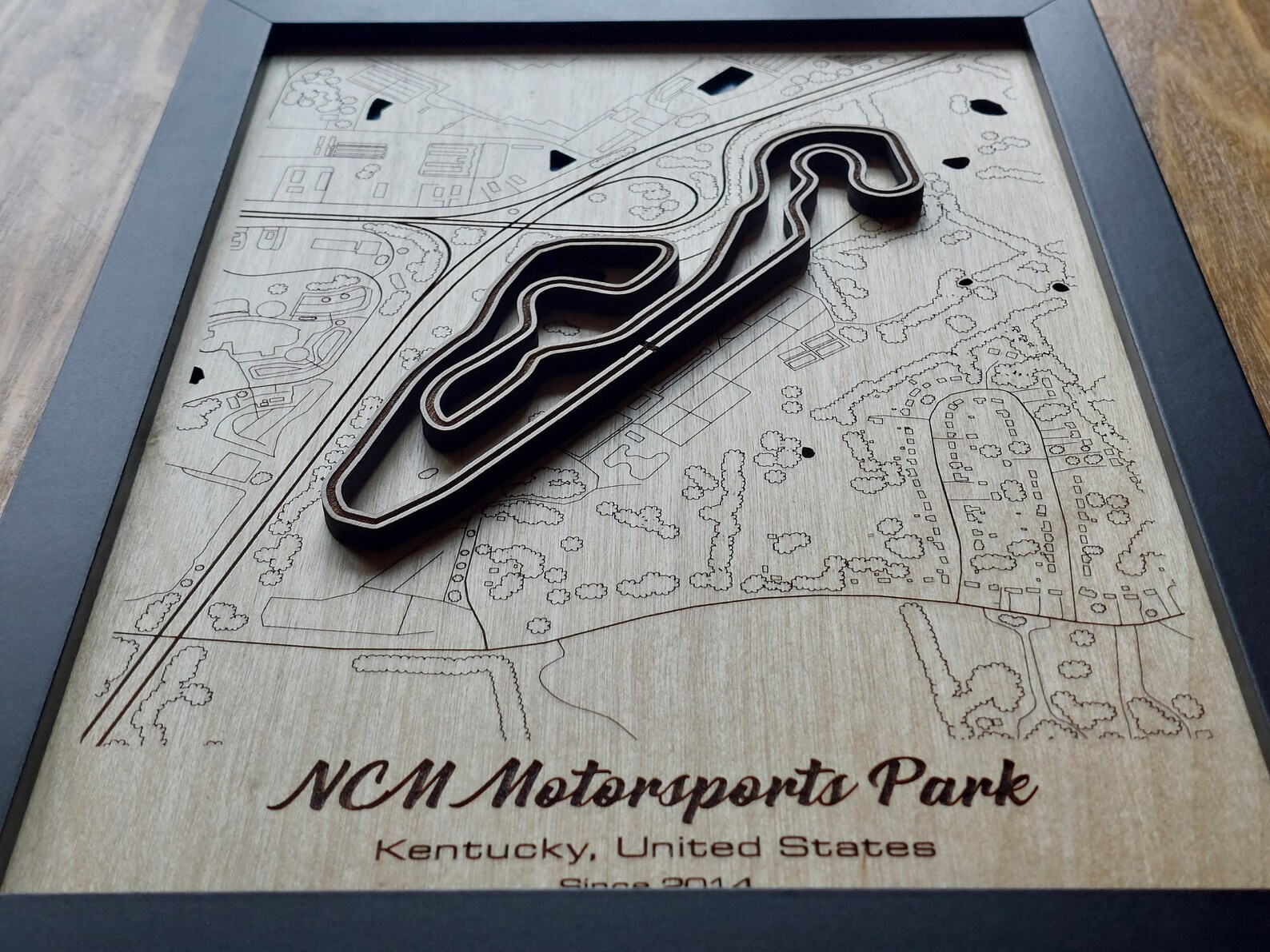 NCM Motorsports Park Wall Art: Laser Engraved Wood, Track Day Gift - Etsy