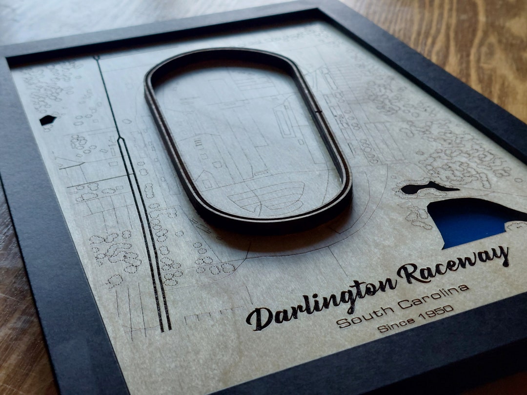 Darlington Raceway Wall Art Southern 500 Goodyear 400 - Etsy