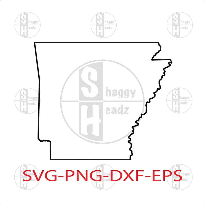 Arkansas Outline Svg | Arkansas Cut Files | Arkansas Clip Art ...