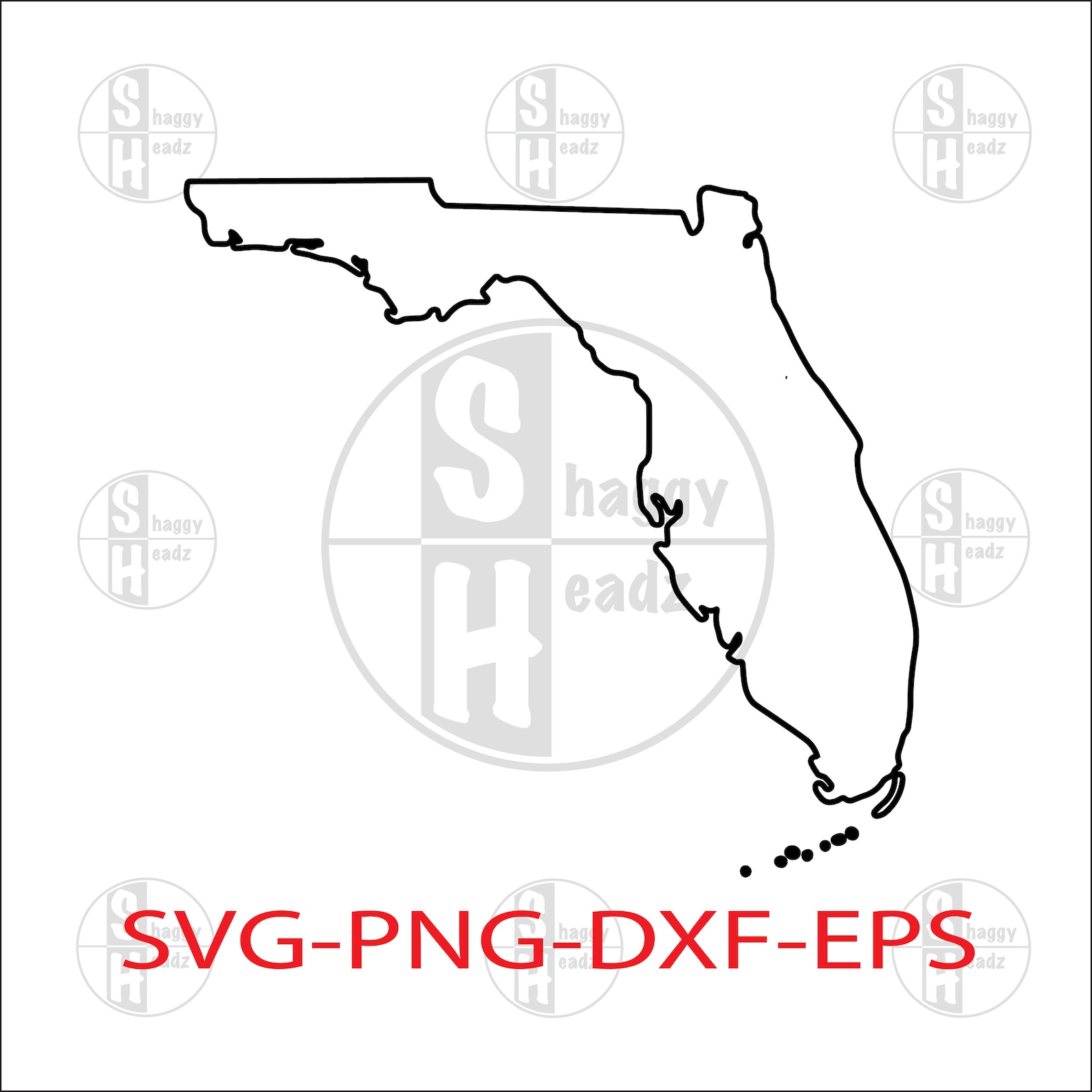 Florida Outline SVG Files | Florida Cut Files | Florida Clip Art ...