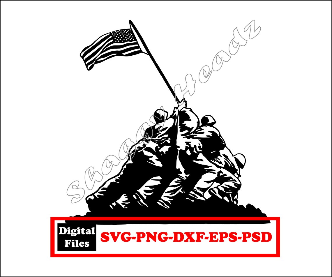 Raise the Flag Svg-png-dxf-eps-psd - Etsy