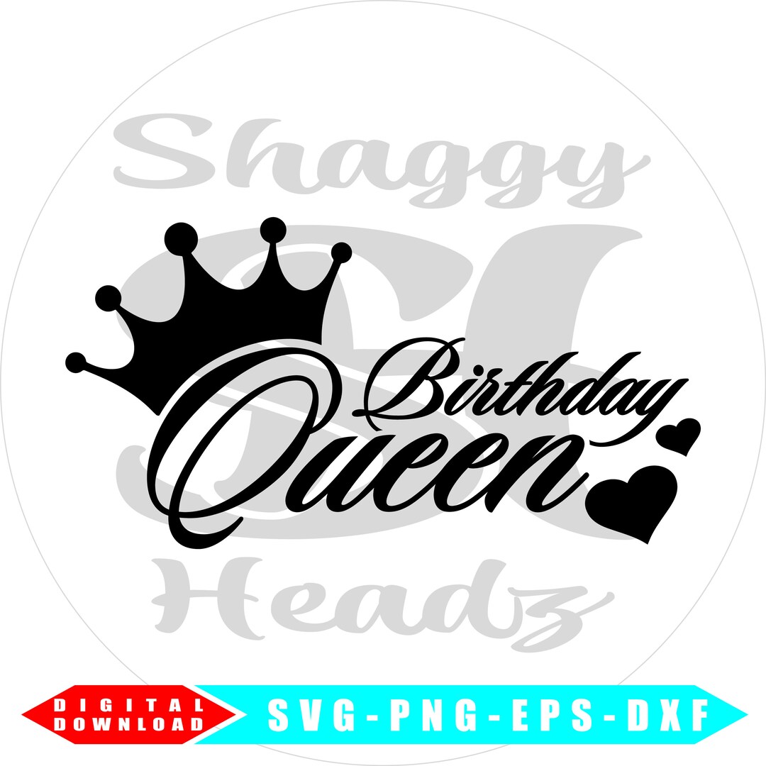 Reina del cumpleaños svg / Cumpleaños svg / Reina svg / Cricut / PNG ...