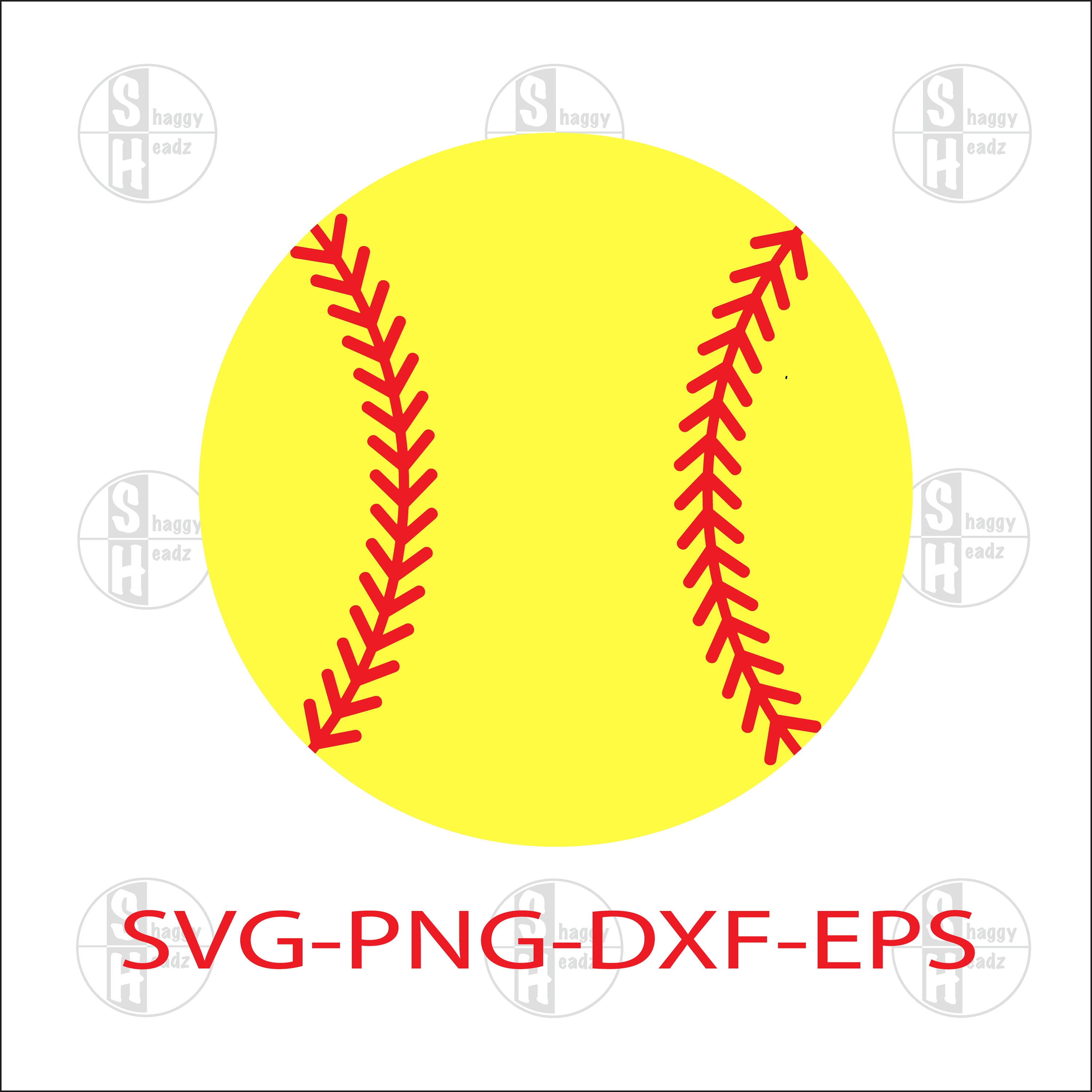 Softball SVG Files Sports Cut Files Softball Silhouette Cut Files ...