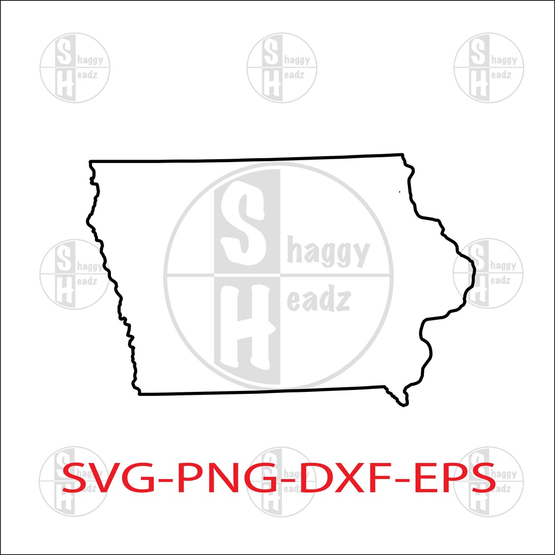 Iowa Outline SVG Files Iowa Cut Files Iowa Clip Art Iowa Map Svg - Etsy UK